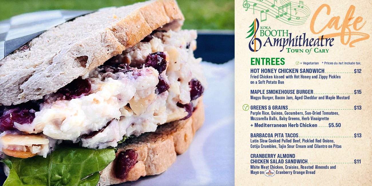 Food & Beverage | Koka Booth Amphitheatre Official Site